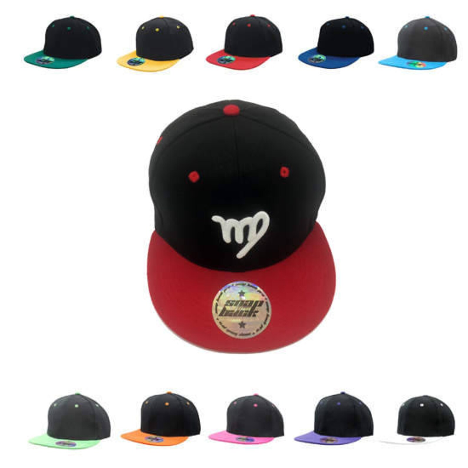 Hats Snapback Zodiac Signs Horoscope Cancer Virgo Aries Taurus - Etsy