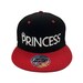 Black/red King Queen Prince Princess Summer Snapback - Etsy