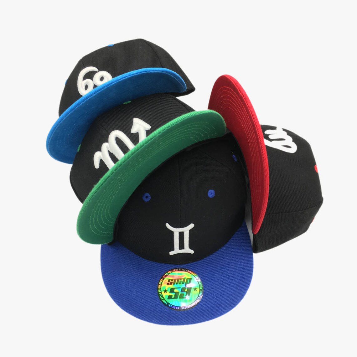Hats Snapback Zodiac Signs Horoscope Cancer Virgo Aries Taurus - Etsy