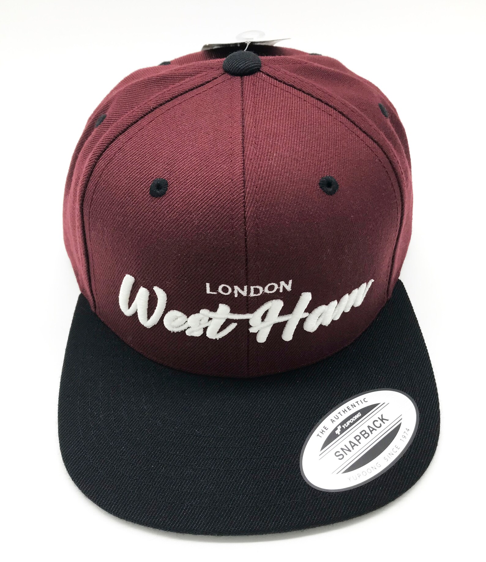 West Ham London FC original embroidered Snapback Hat Premier | Etsy