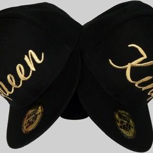 KING QUEEN Caps for Young Lovers Friends. High Quality - Etsy