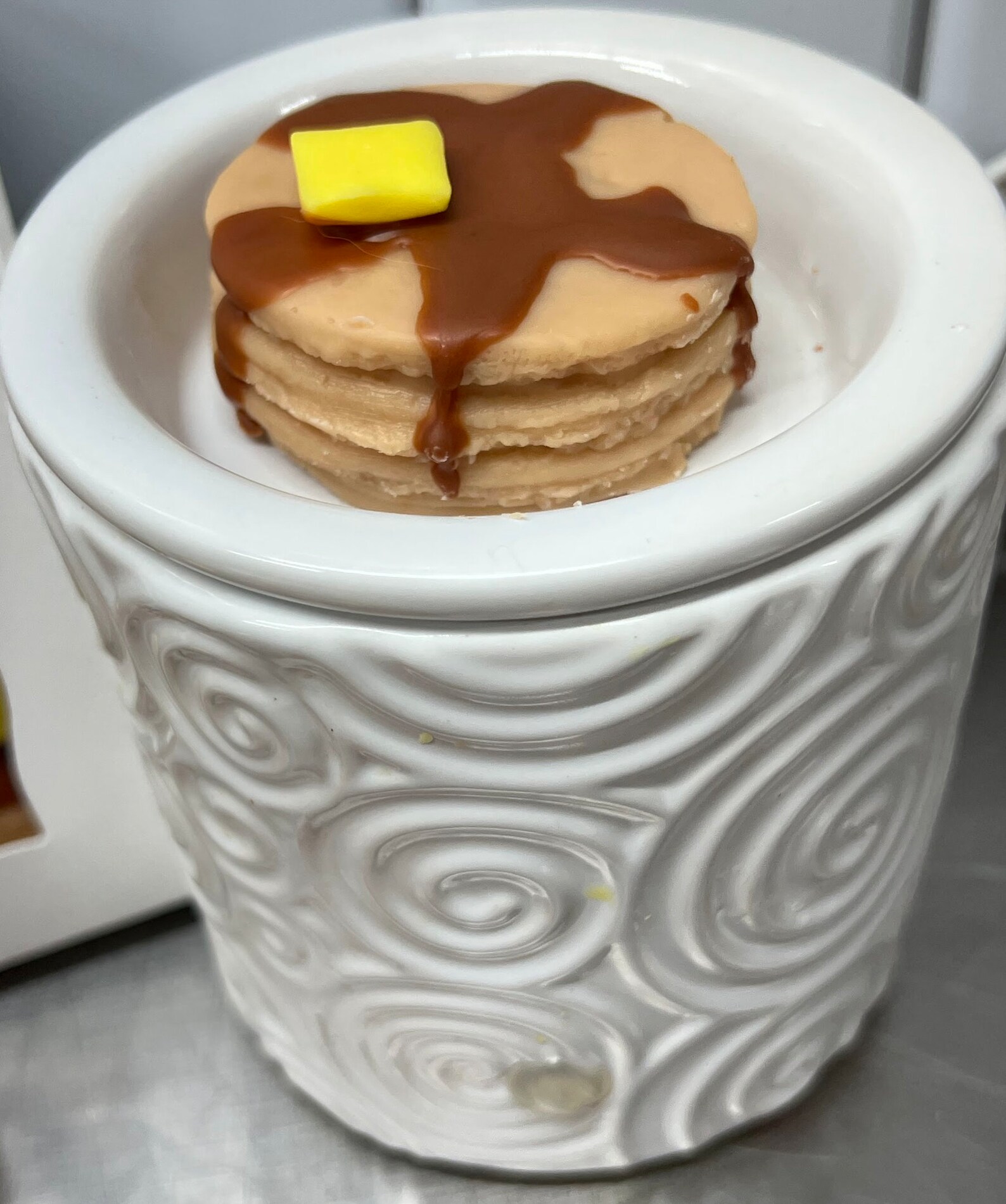 Realistic MINI Stack of BUTTERMILK PANCAKES Wax Melts Fake Food 6 Oz ...