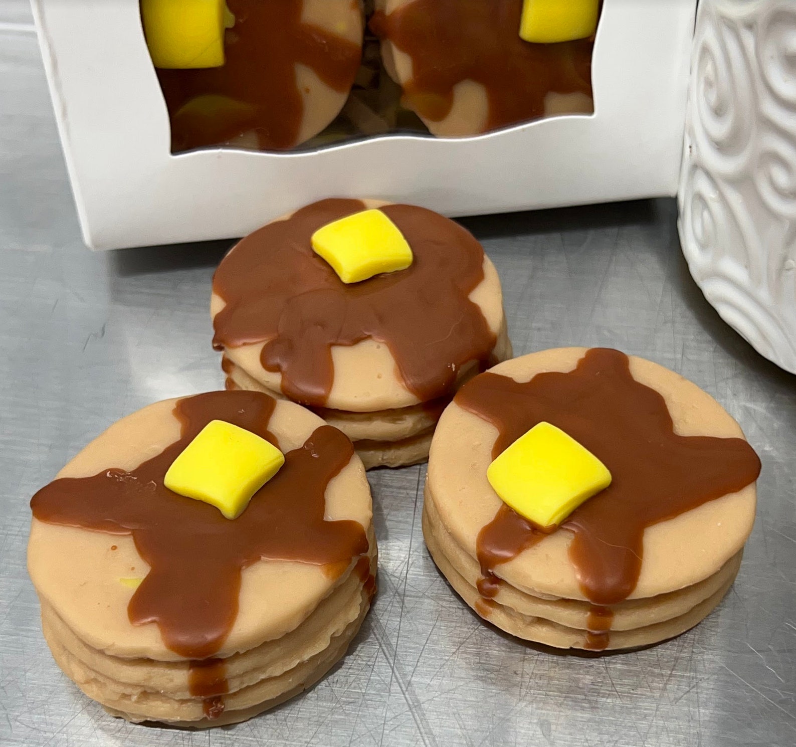 Realistic MINI Stack of BUTTERMILK PANCAKES Wax Melts Fake Food 6 Oz ...
