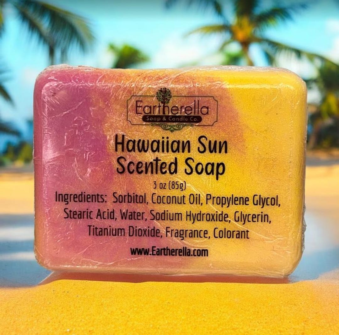 HAWAIIAN SUN Soap BARS | Simply Soap | Handmade Artisan Soap Bar | 3 Oz ...
