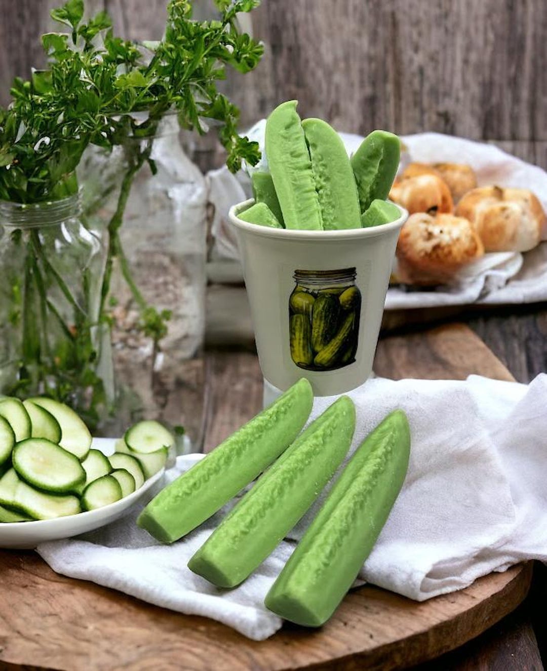 DILL PICKLES Spears Wax Melts | 3.5 Oz | Fake Food | 4 Melts - Etsy