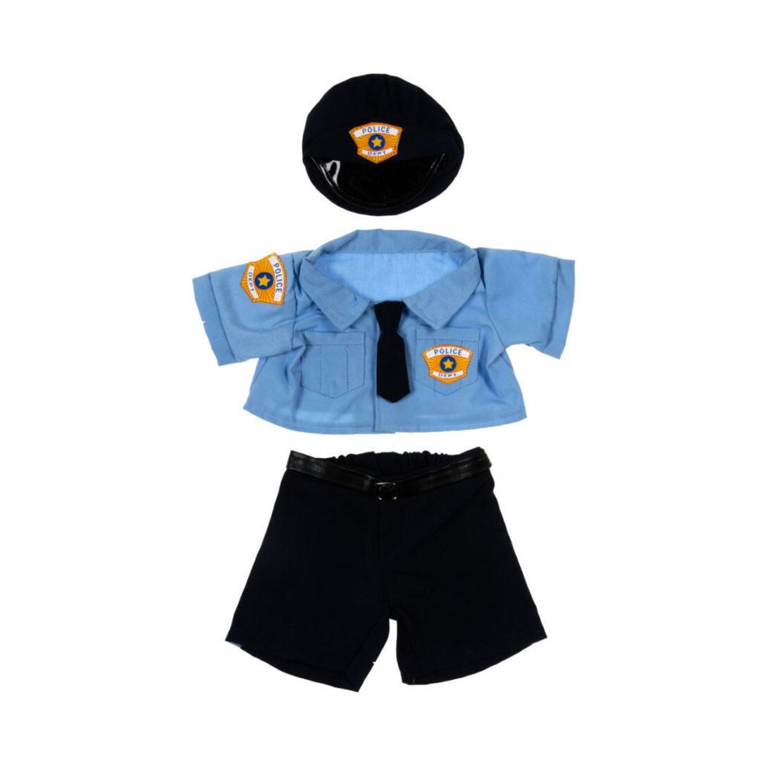 Personalized Plush Pet Police Officer Uniform, Fits 8-16 Inch Dolls - Etsy