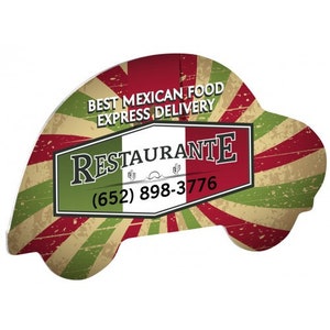 Personalized Car Shaped Bag Tag - Etsy