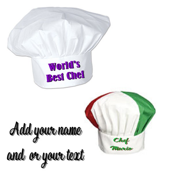 Personalized Chef Hat Cotton - Etsy