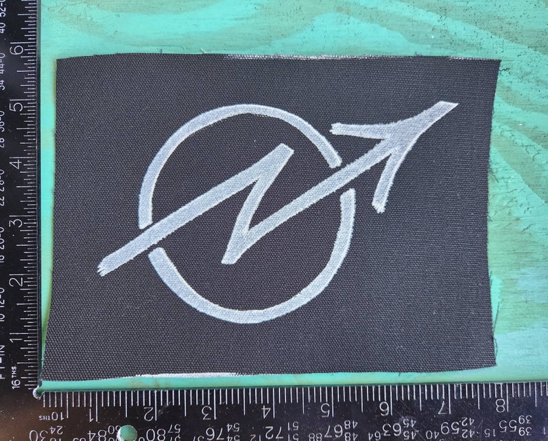 Kraakteken/ Squatter's Rights Symbol Stenciled Canvas - Etsy