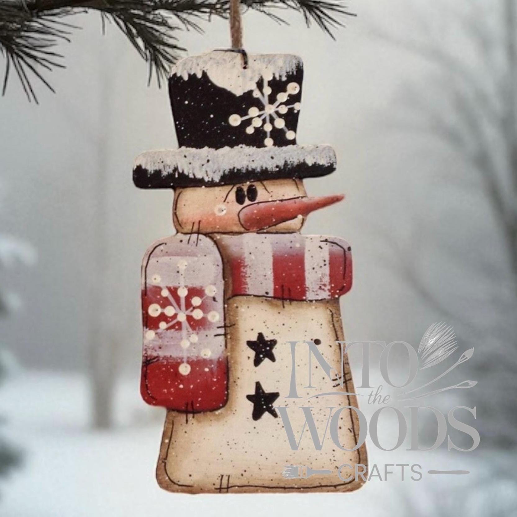 Handpainted Snowman Ornament: Personalized Christmas Decor - Etsy