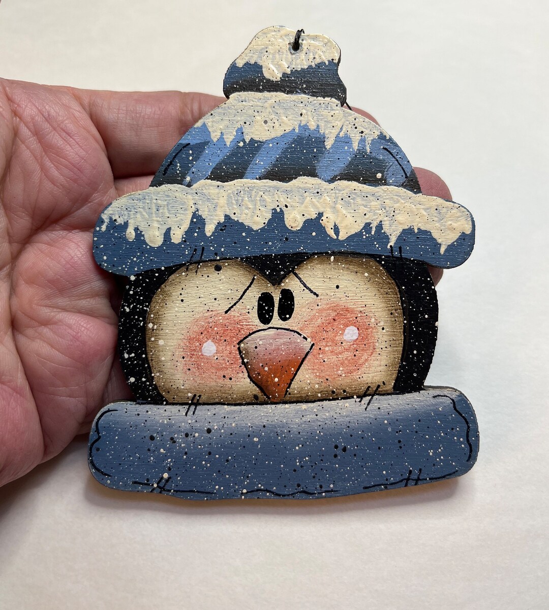 Penguin Ornament, Christmas Ornament, Gift for Her, Family Keepsake ...