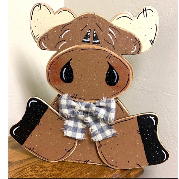 Wooden Moose - Etsy