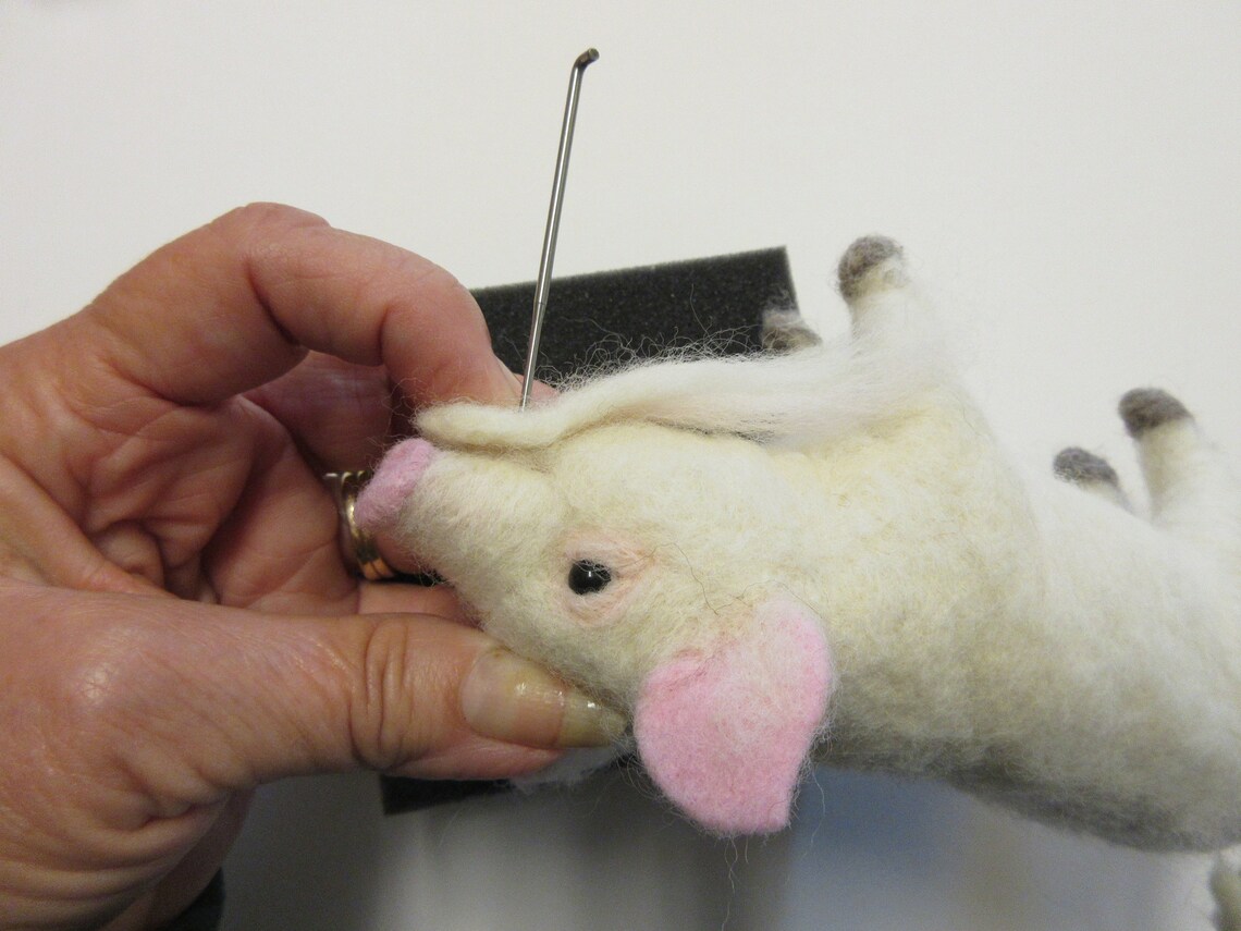 Pig Needle Felting Kit | Etsy