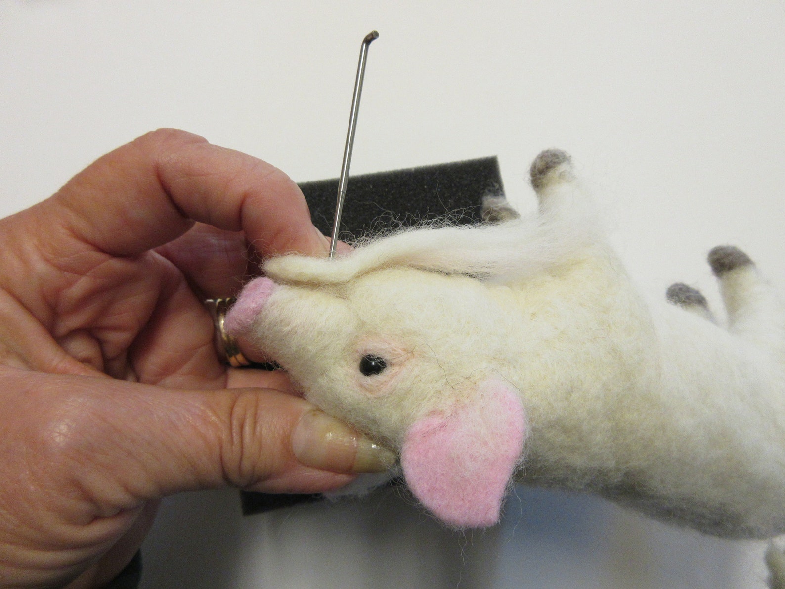 Pig Needle Felting Kit | Etsy