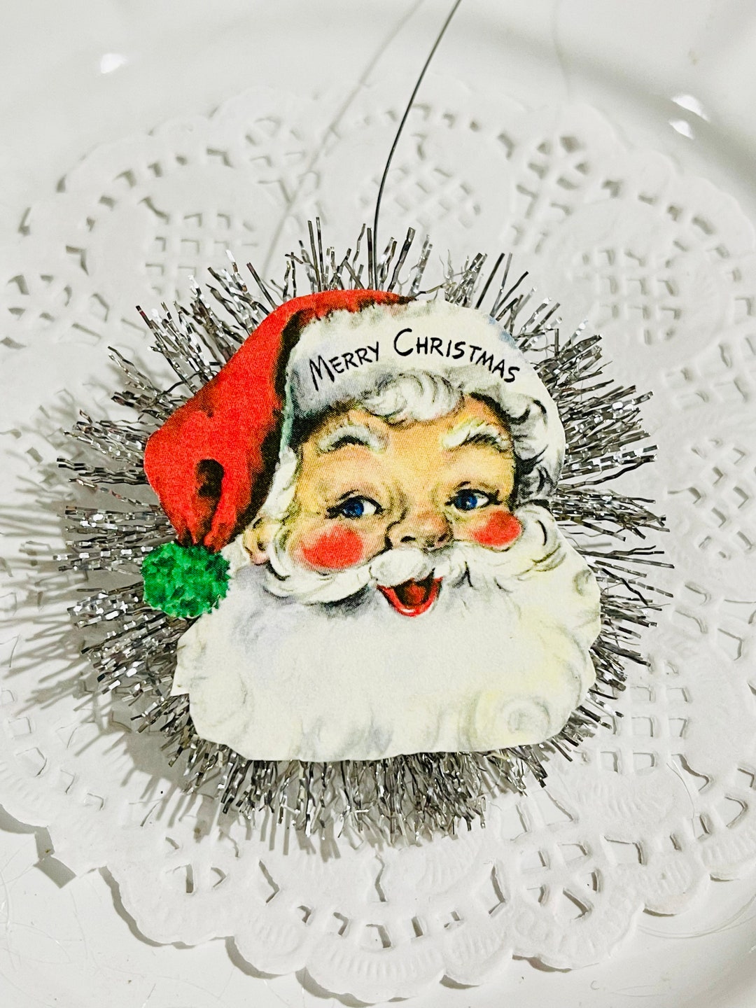 True Vintage-12 Pcs NOS German Crinkle Pom Stars-atomic 1940 -original ...