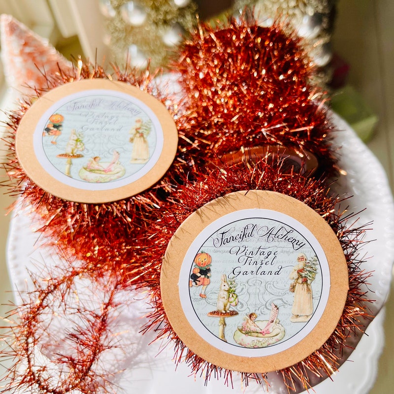 Old Fashioned Christmas Tinsel - Etsy