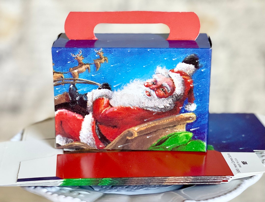 True Vintage NOS Santa Candy Box- Made in the USA- 6 Pcs-candy ...