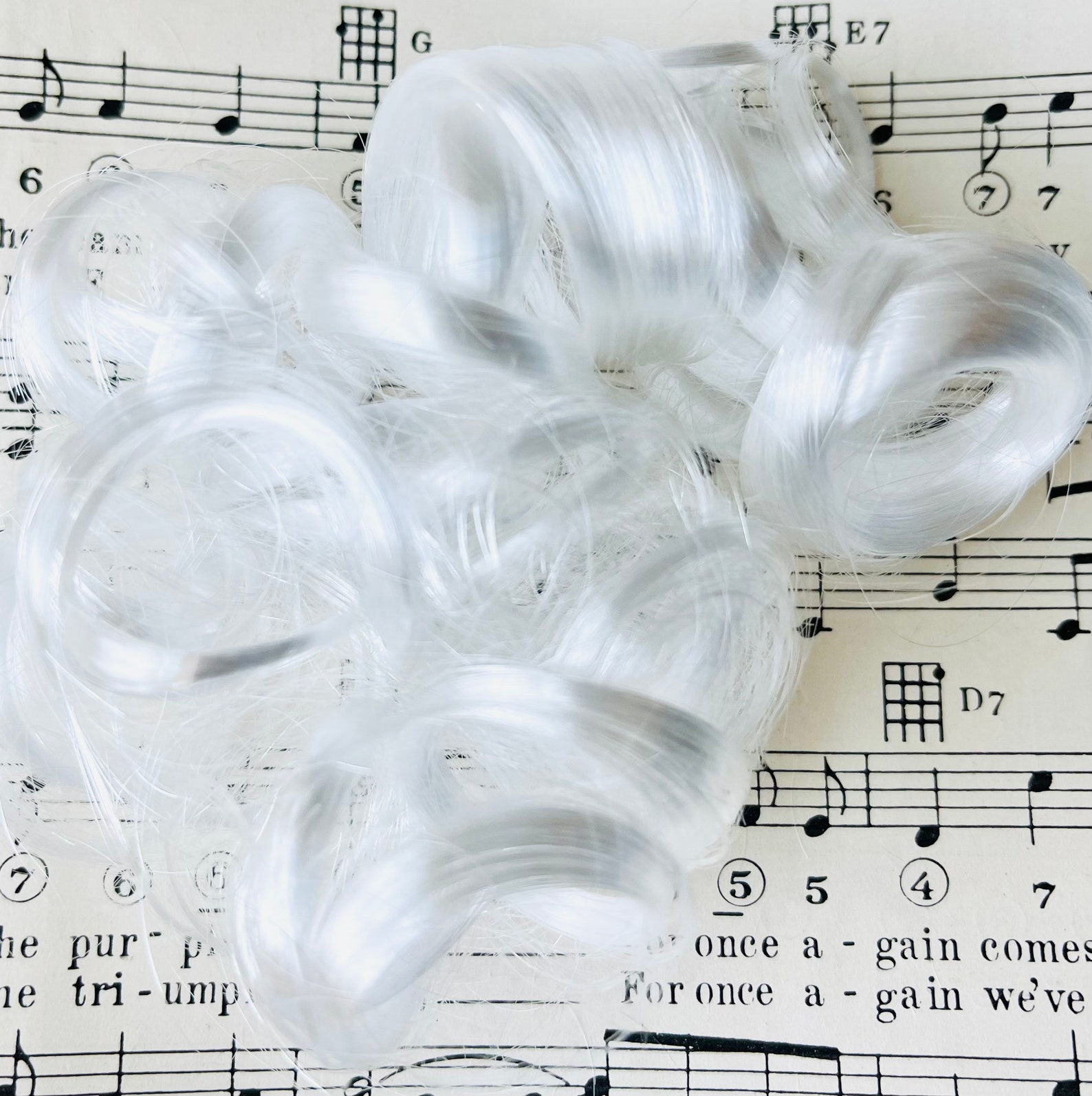 Authentic German Spun Glass Curly Angel Hair .05oz Real Glass - Etsy