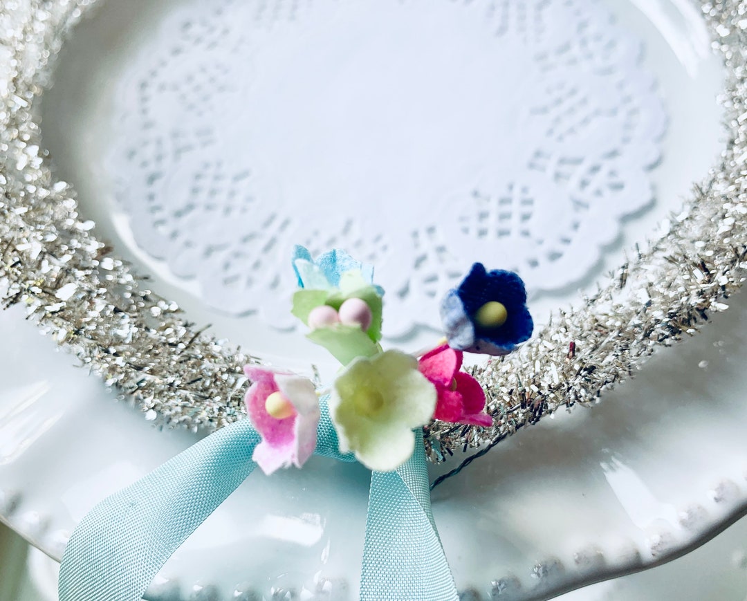 German Lametta Silver Tinsel Rope 4 Meters 13feet Imported-vintage ...