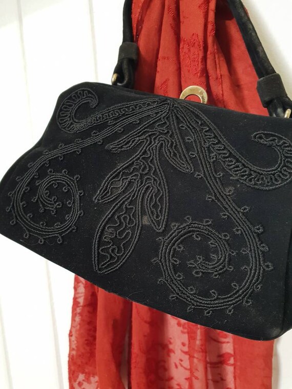 1930s cornelli work on tulle cape - Gem