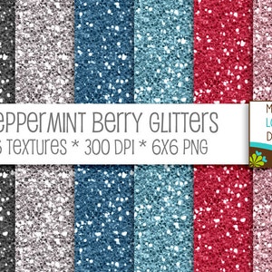 SALE Glitter Texture Digital Paper Scrapbooking Cards - Etsy