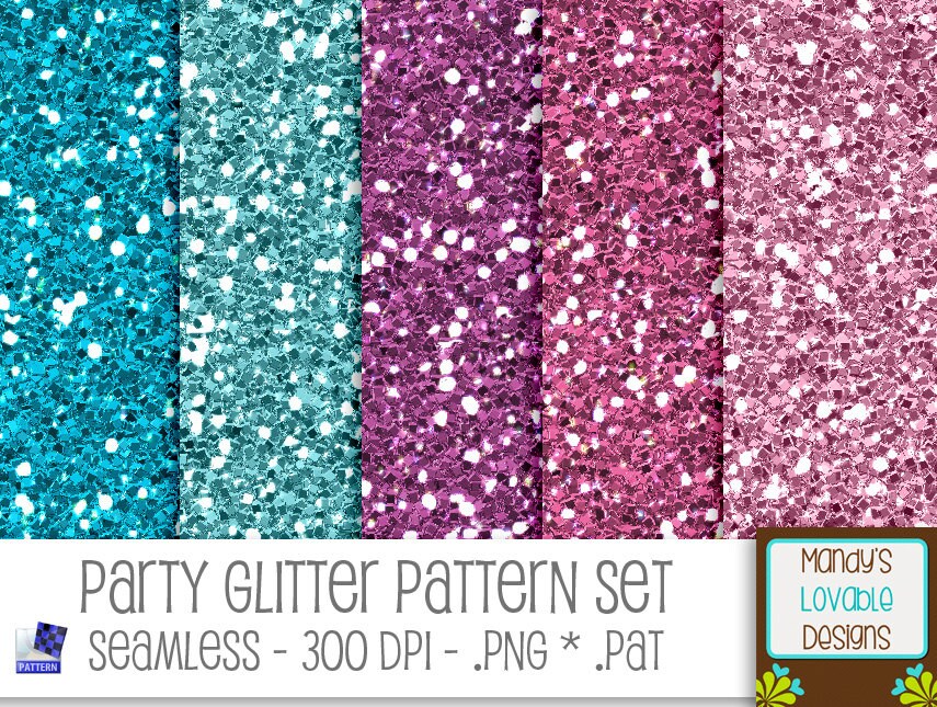 SALE Party Glitter Pattern Set for Photoshop / PSE - Etsy