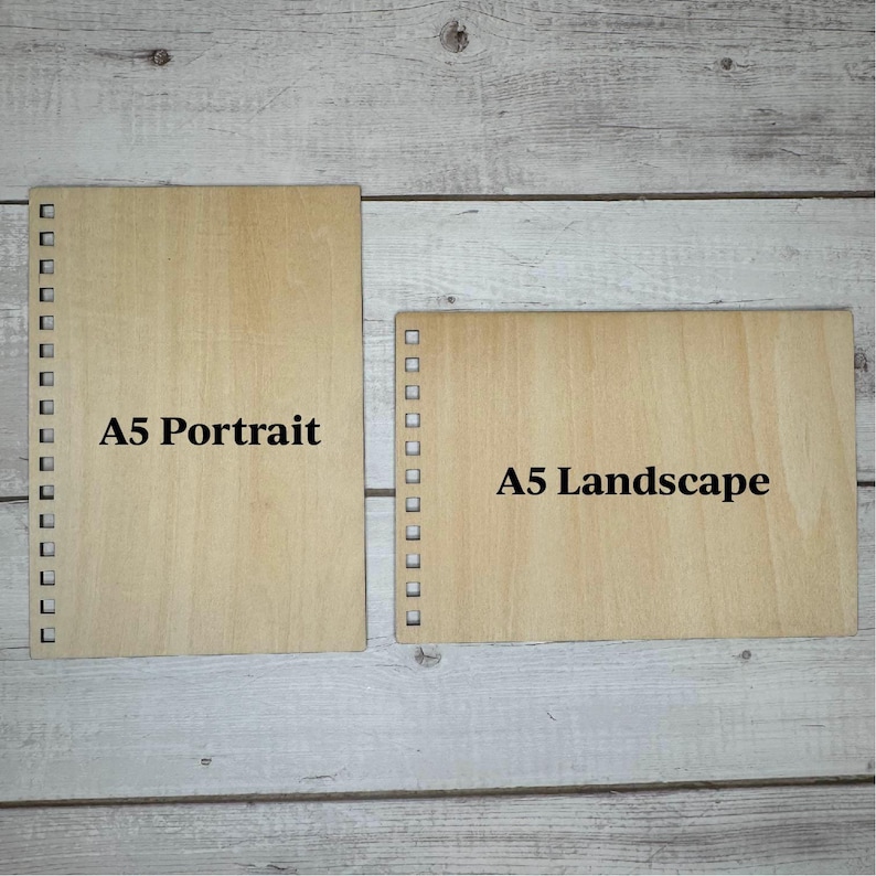 SVG and LIGHTBURN Cut Files for A4, A5, and A6 Metric Notebook and ...