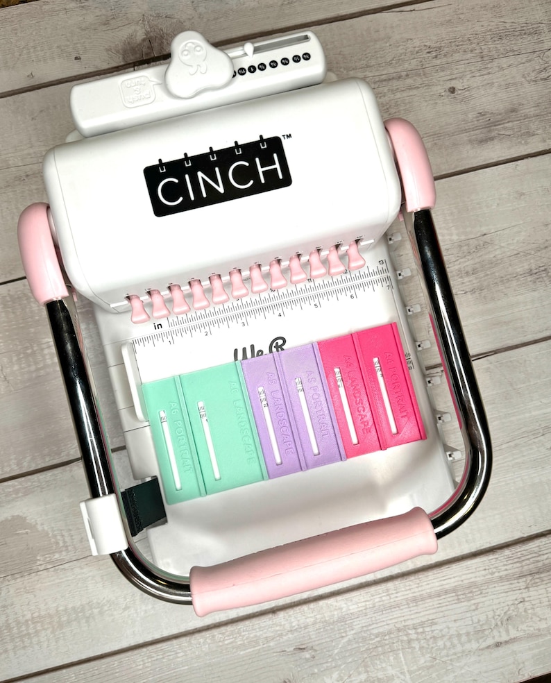 CINCH Binding Tool Alignment Guides for A4, A5, and A6 Metric Sized ...