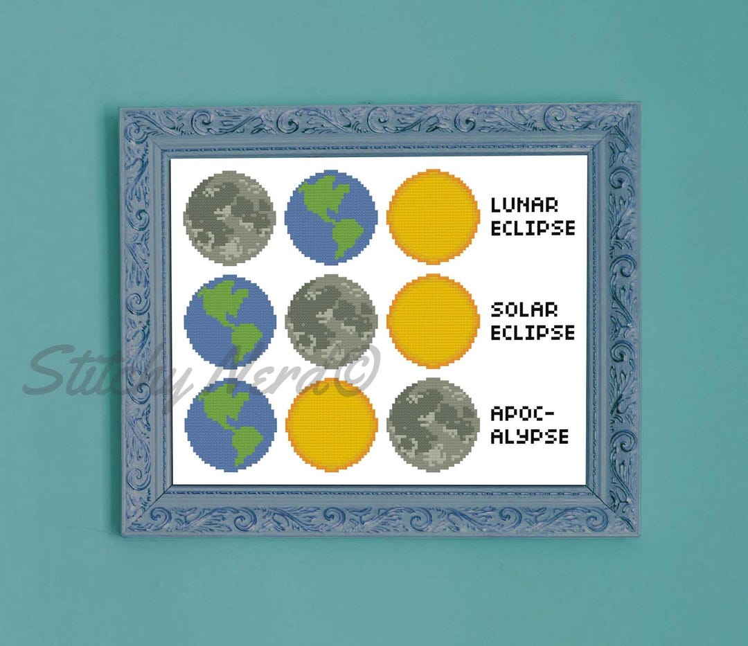Eclipse - PDF Cross Stitch Pattern - Etsy