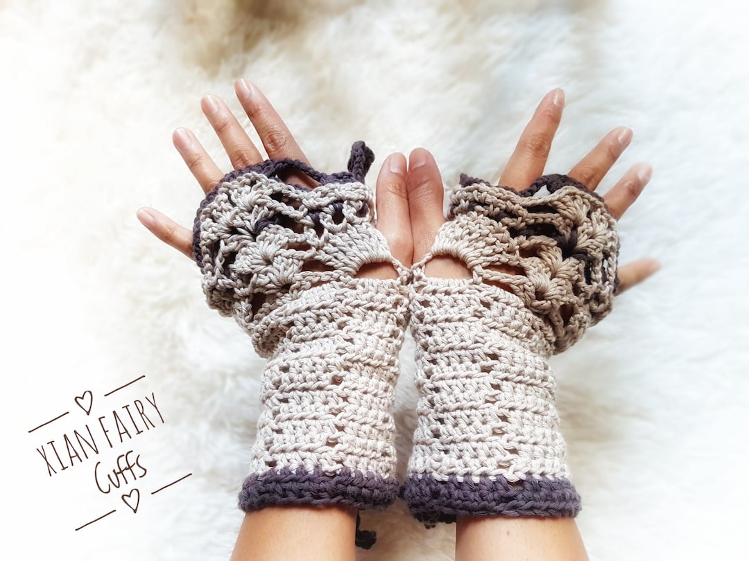 Crochet Handcuffs Pattern/crochet Fairy Cuffs/victorian Style/crochet ...