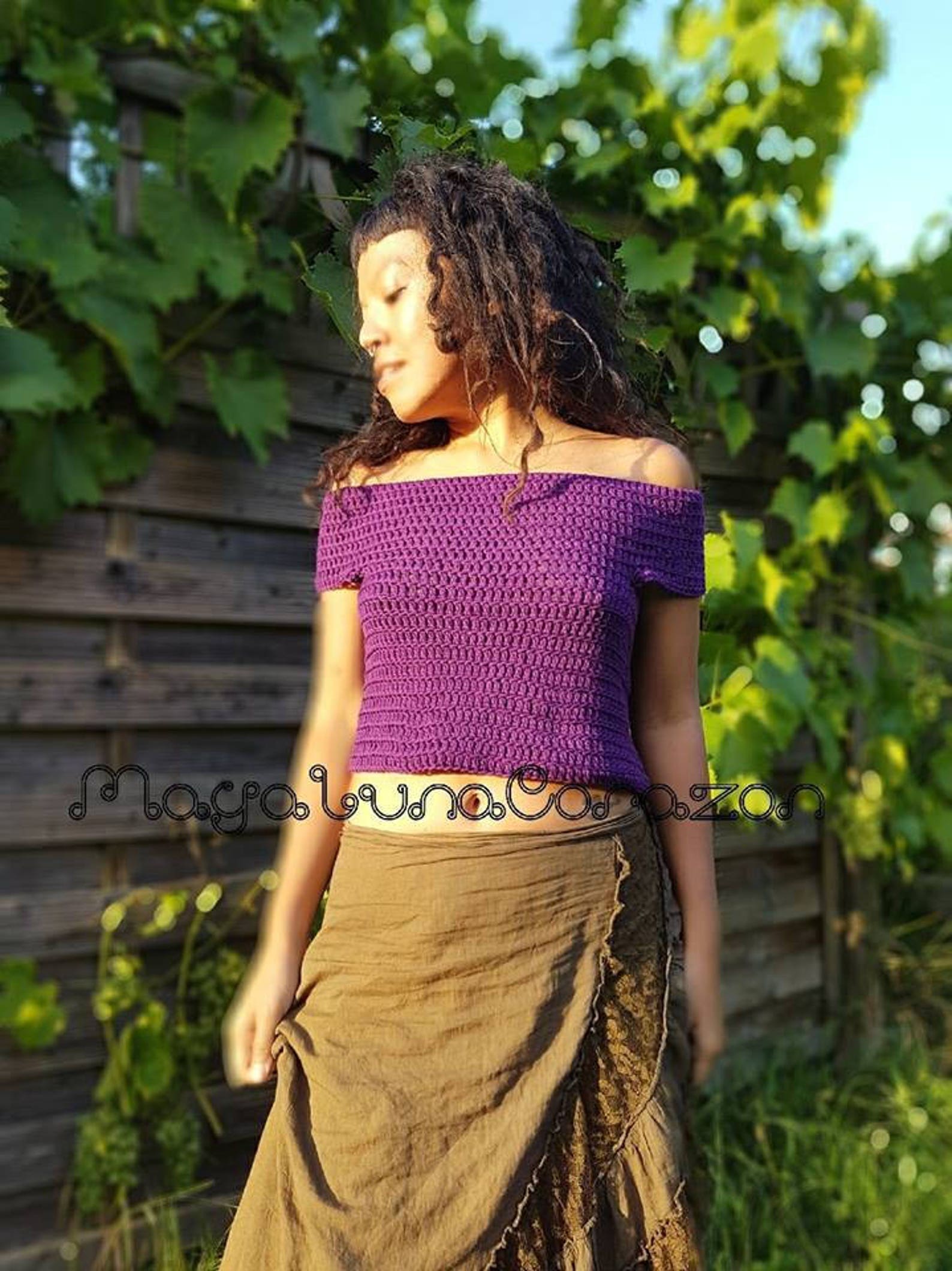 Crochet off Shoulder Top Pattern ~anastasia Written Pattern by ...