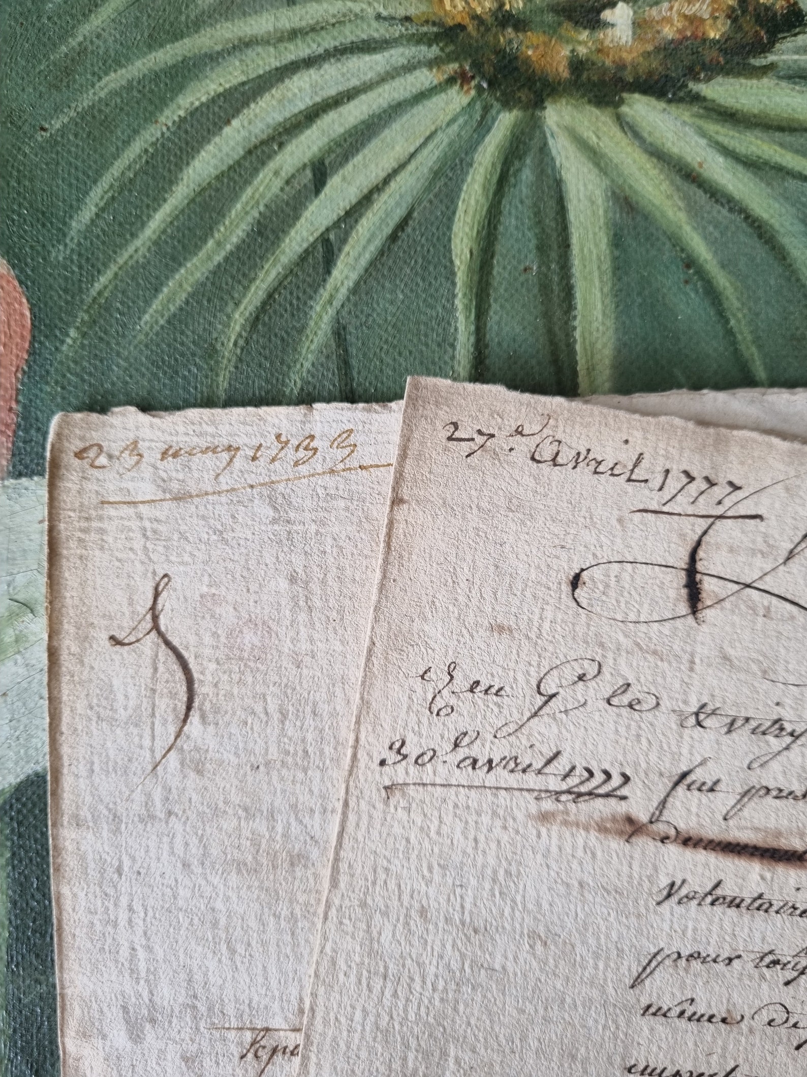 18th Century Antique French Handwritten Document, 2 Pages . - Etsy