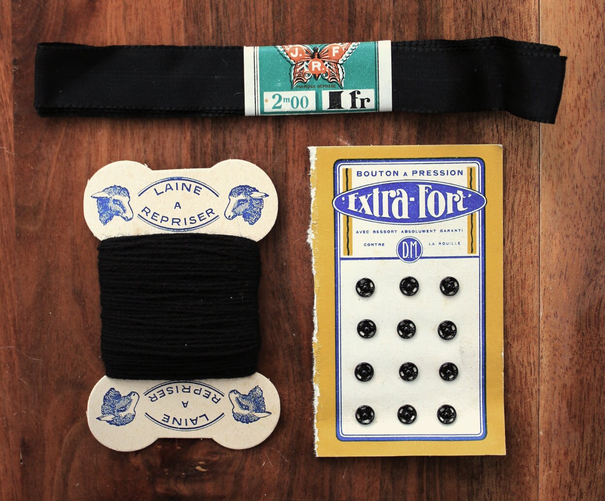 Antique French Haberdashery Set Edwardian Sewing Items - Etsy