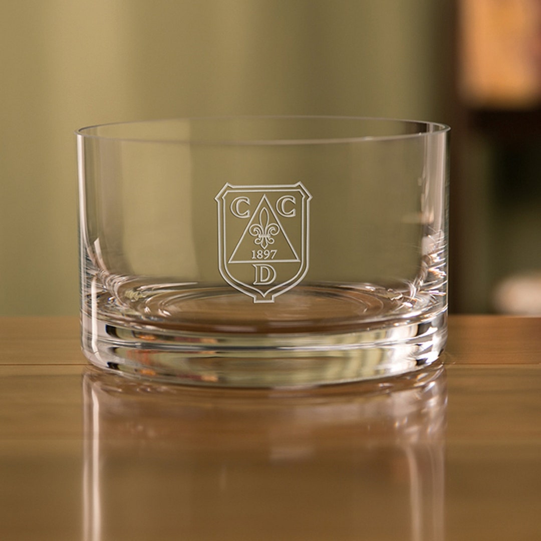Classic Bowl - Small Crystal Bowl - Personalized Gift Bowl Engraved - Etsy