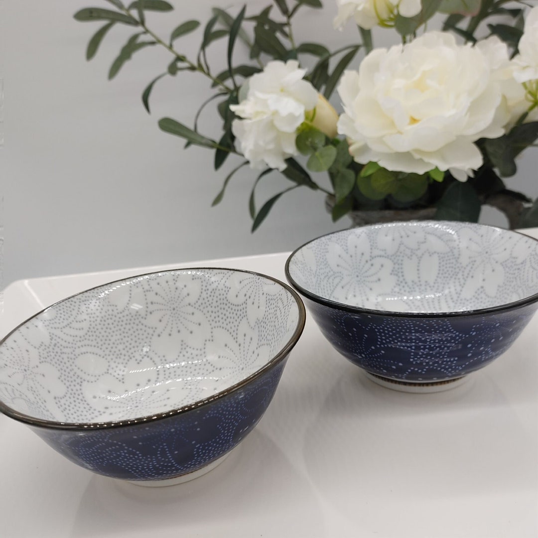 Set of 2 Japanese Rice Bowls - Etsy