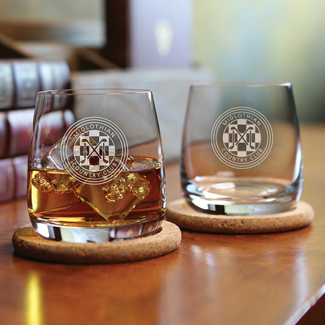 Fado Bar and Coaster Set - Unique and Useful Bar Glass and Cork Coaster ...