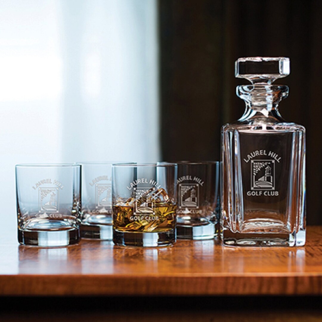 Executive Whiskey Set - 5-piece Luxury Barware - Personalized Gift ...
