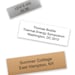 Metal Labels for Signage, Slide-plate Holder Replacement Plate ...