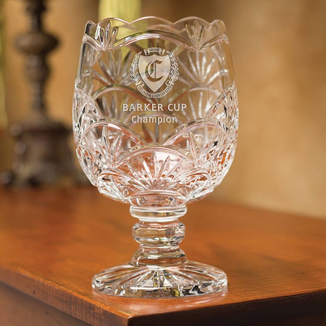 Imperial Lead Crystal Trophy Cup - 10 1/4"h - Personalized Gift ...