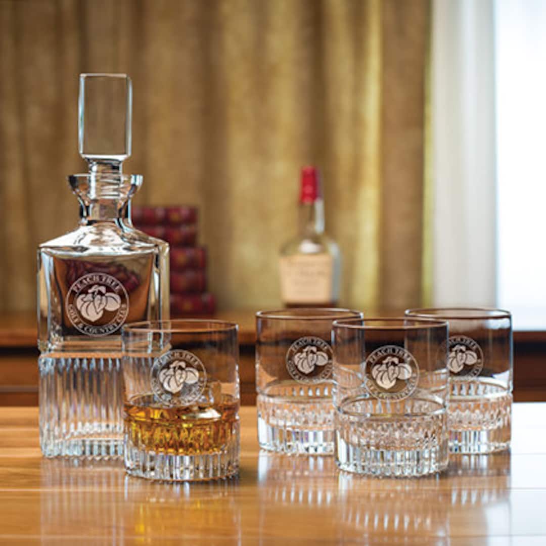 Parker Decanter Set - Luxury Lead Crystal Barware - Personalized Gift ...
