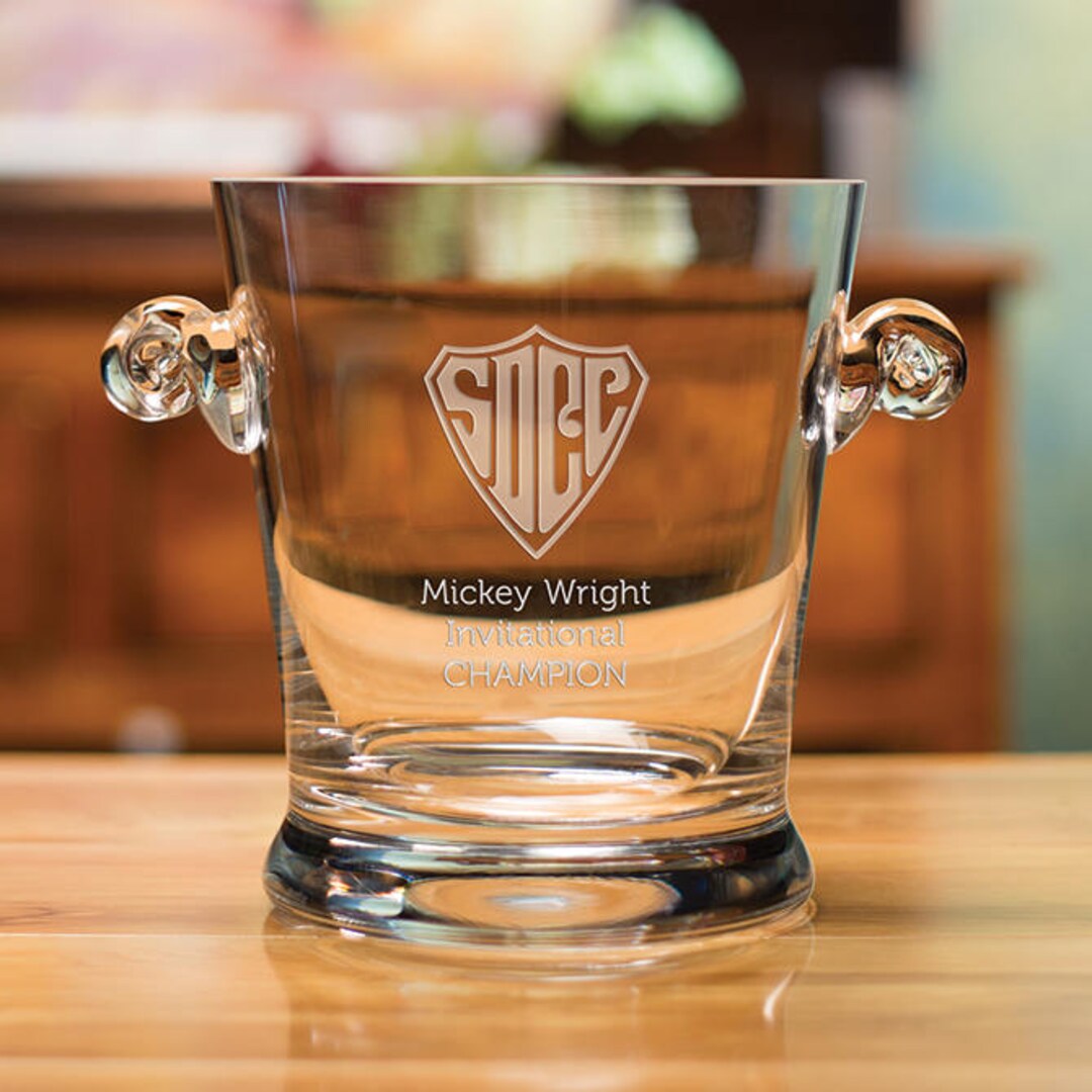 Challenge Trophy Bucket With Handles - Personalized Gift Ice Bucket ...