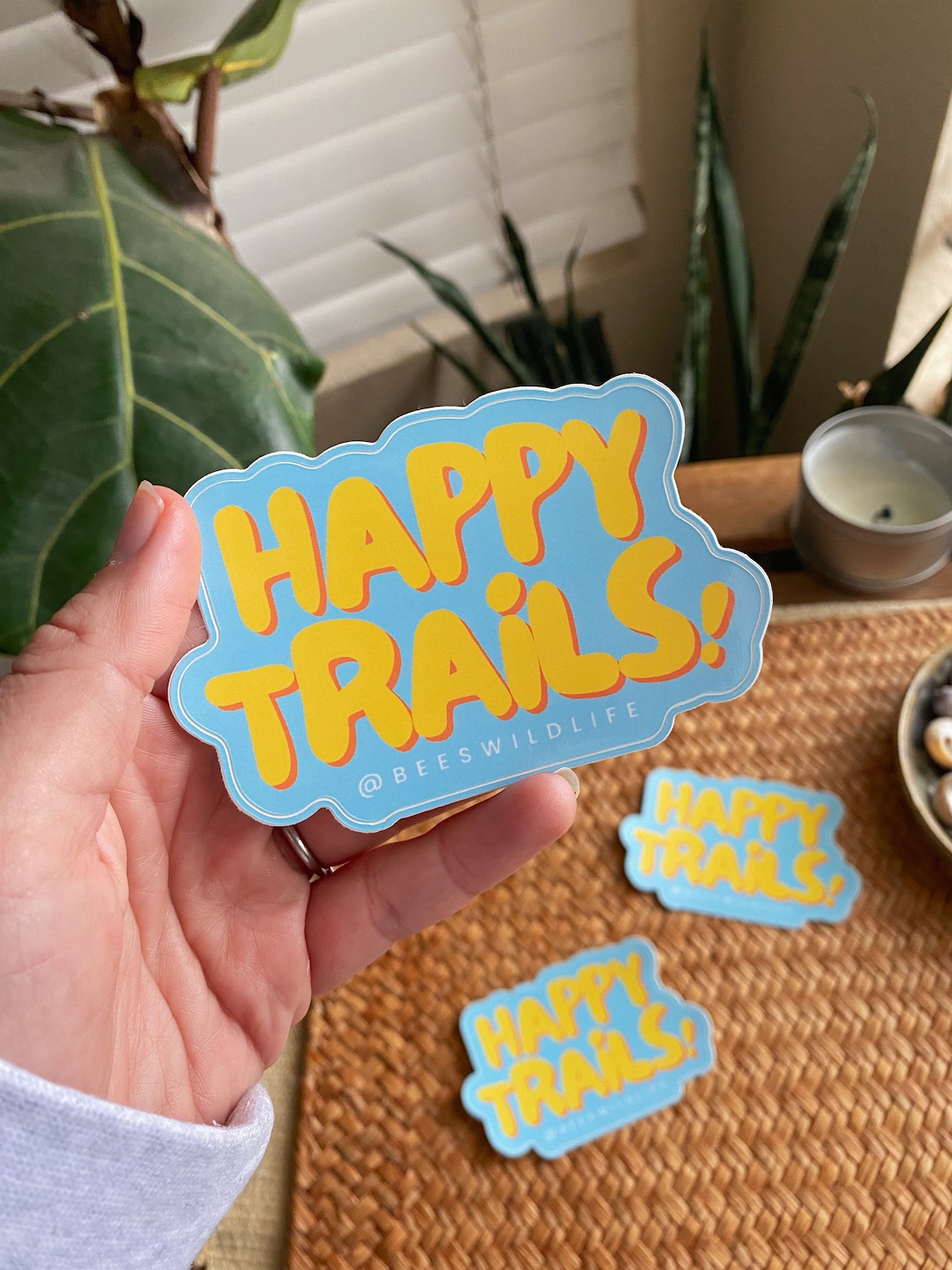 Happy Trails! Sticker - Etsy