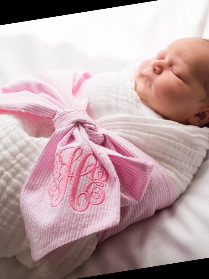 Seersucker Baby Sash - Etsy