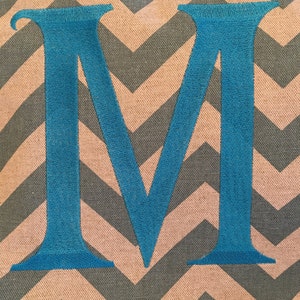 Chevron Monogrammed Chair Seat Covers - Etsy