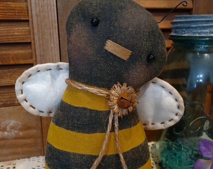 Primitive Spring Stump Bee Doll Summer Honeybee Bumble Bee - Etsy