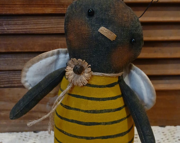 Primitive Spring Stump Bee Doll Summer Honeybee Bumble Bee - Etsy