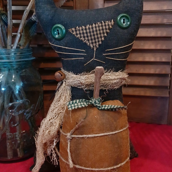 Primitive Cat - Etsy