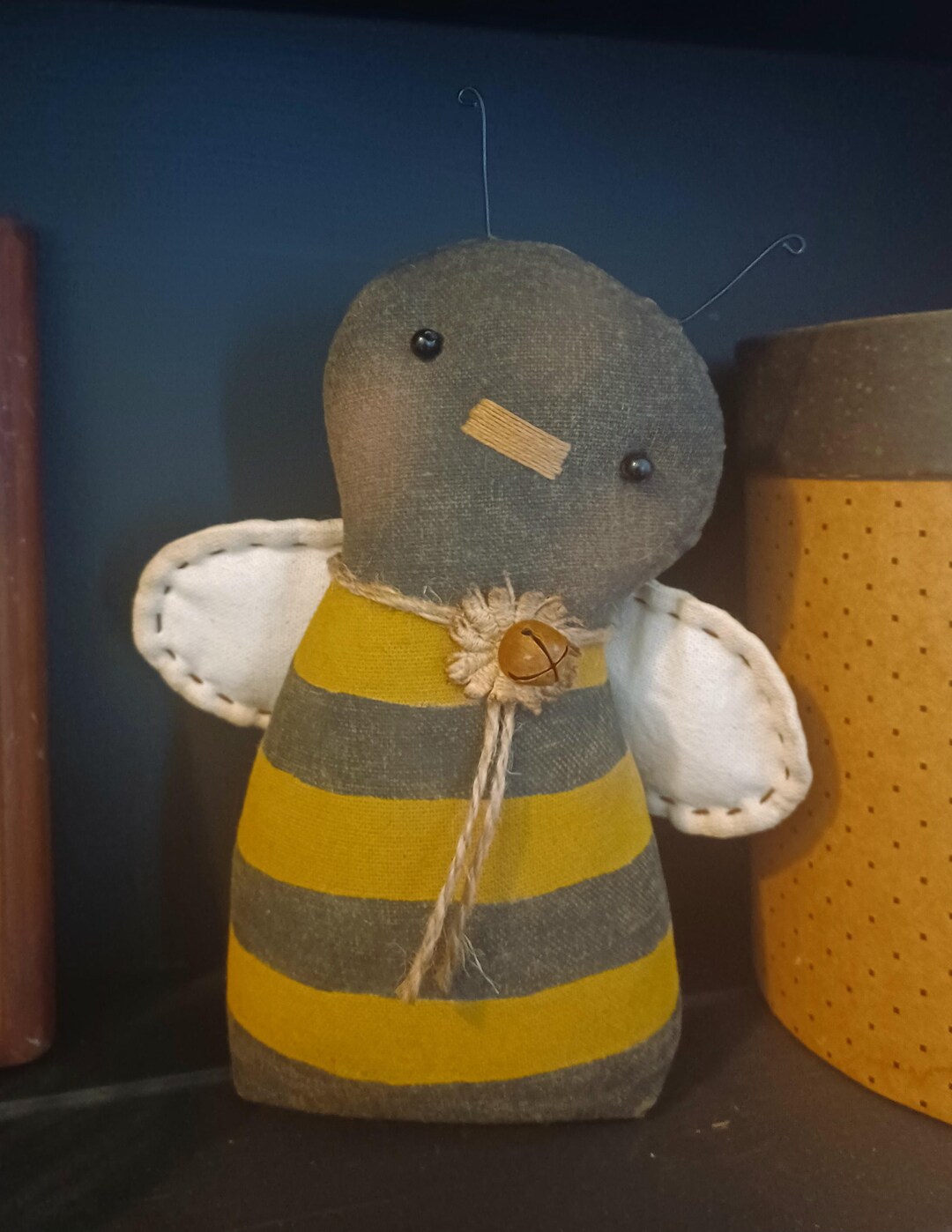 Primitive Spring Stump Bee Doll Summer Honeybee Bumble Bee - Etsy