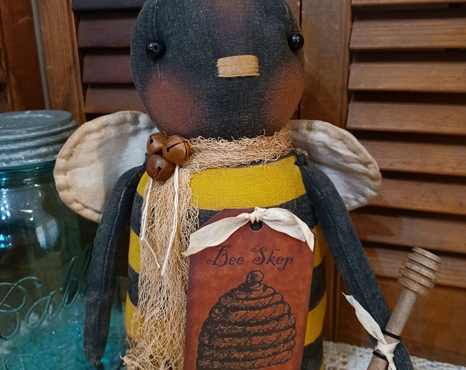 Primitive Spring Stump Bee Doll*summer*honeybee* - Etsy
