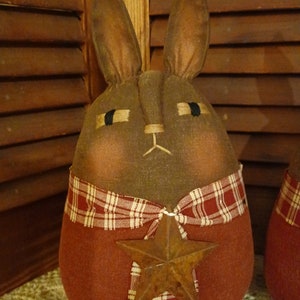 Large Roly Poly Brown and Red Bunnyrabbit - Etsy